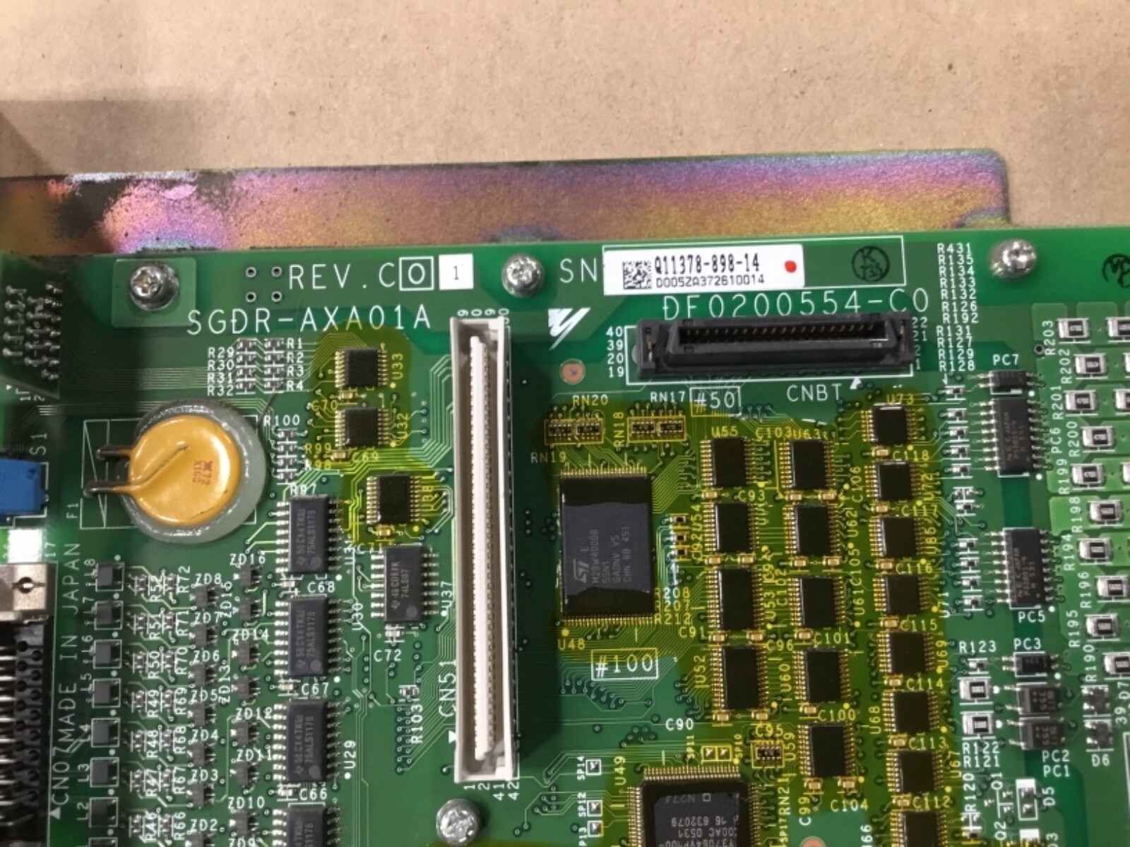 Yaskawa SGDR-AXA01A Servo Control Axis Board DF0200554-C0 #211Z33 | eBay