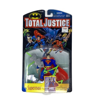 Total Justice League Superman Kryptonite Ray Emitter 1996 Hasbro Kenner ...
