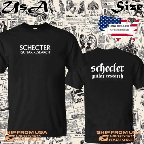 Schecter Guitar Research Logo Funny Size S to 5XL | eBay