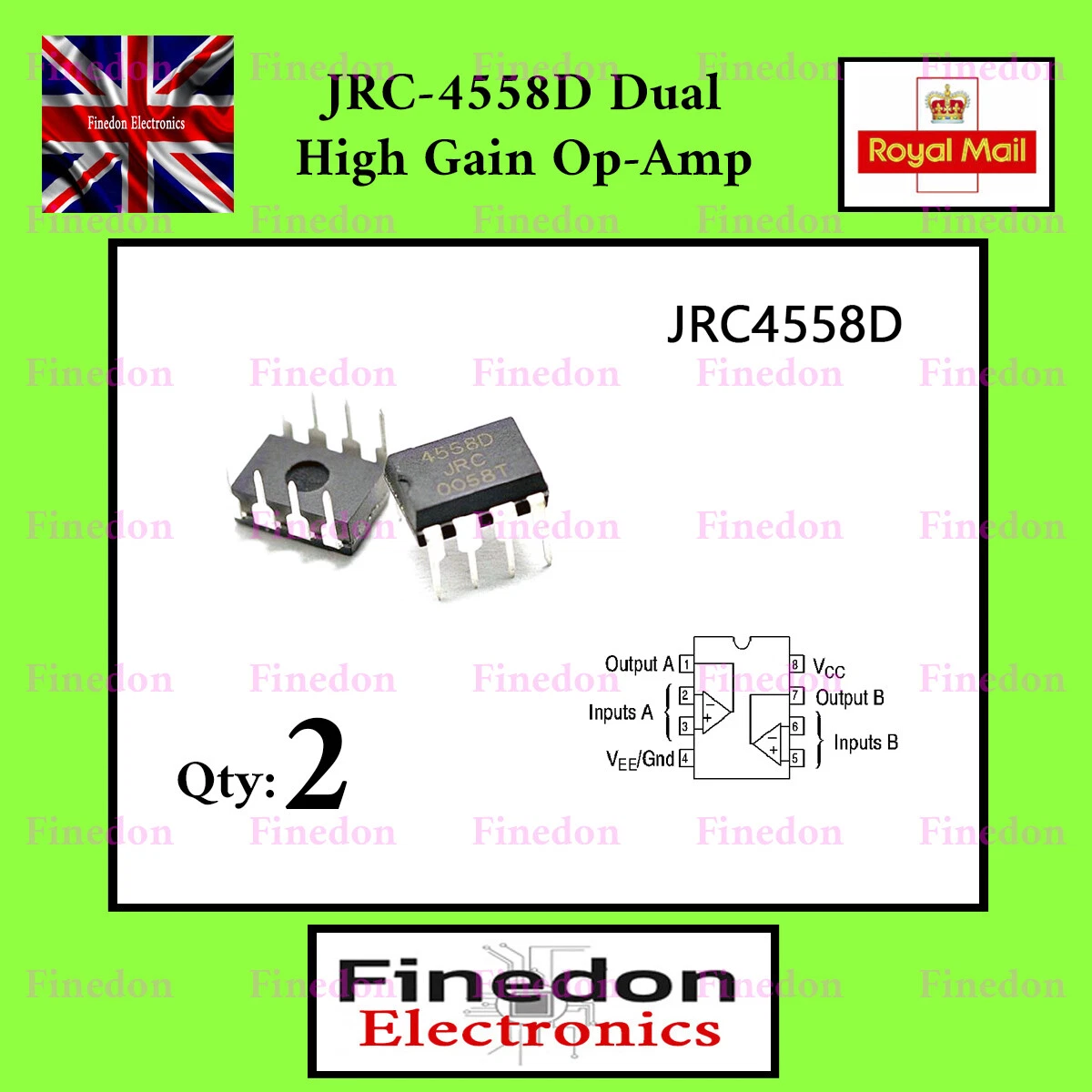 JRC4558 Op-Amp Datasheet, Pinout, Features, Alternatives, 52% OFF
