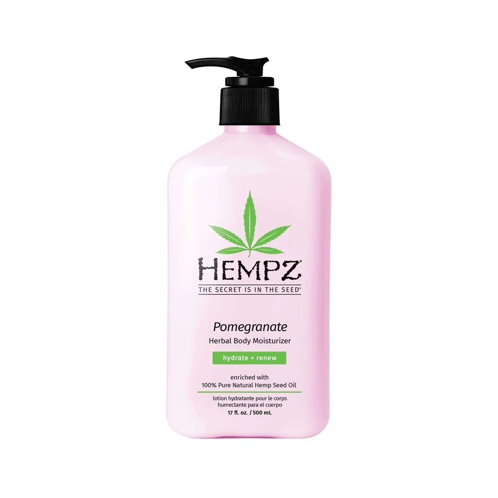 Hempz Pure Herbal Extracts Pomegranate Body Moisturizer 17oz Pump ...