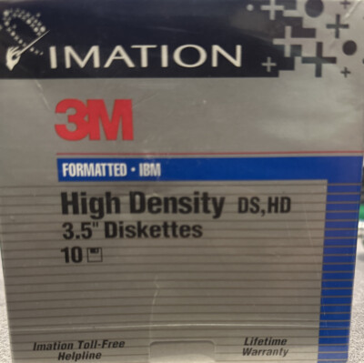 NEW 3M Imation 3.5in. Floppy Disk 10 Pack Sealed Package 511111288176| eBay