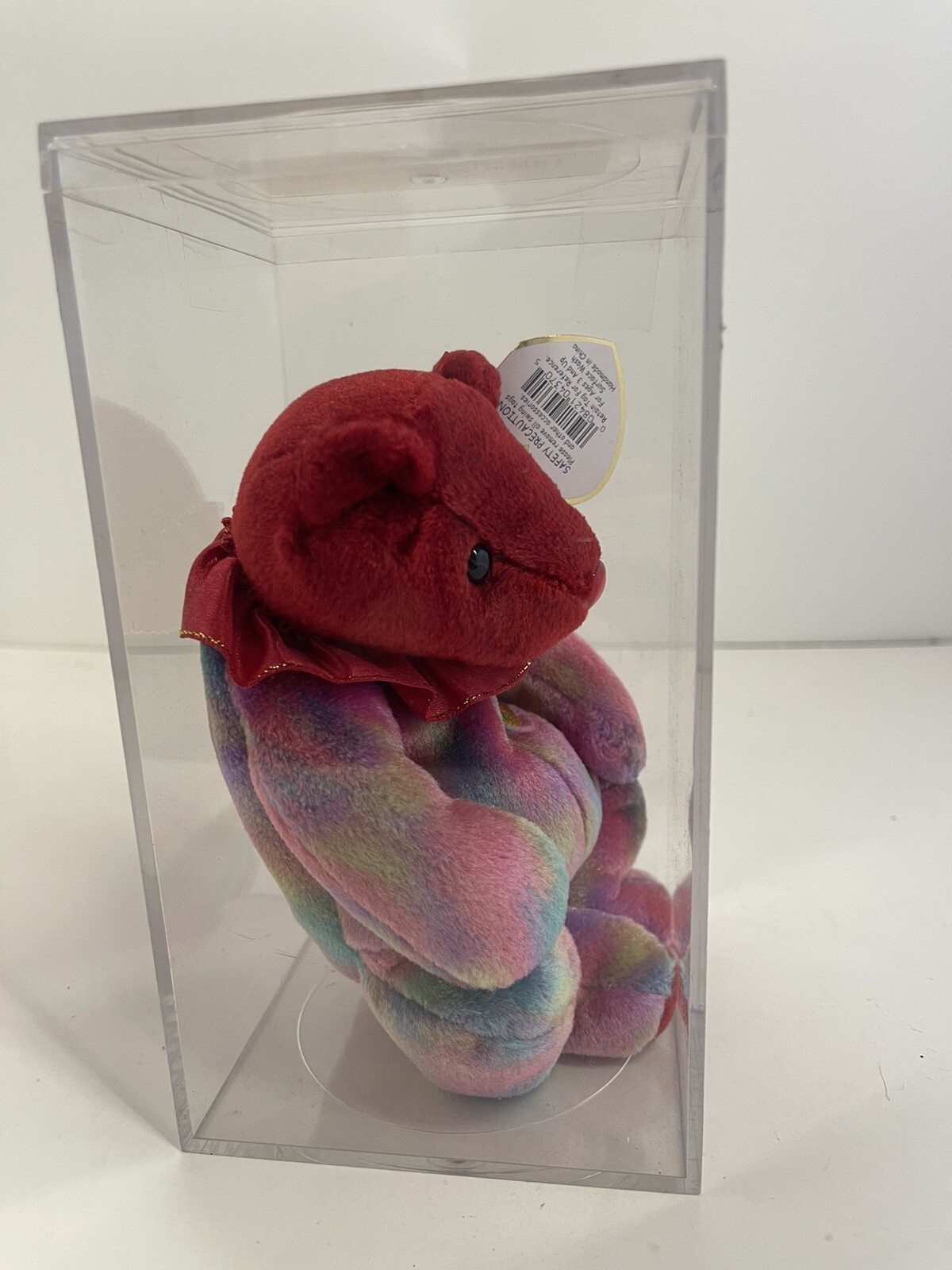 Ty July Happy Birthday Teddy Bear Retired Beanie Baby Stuffed Animal ...
