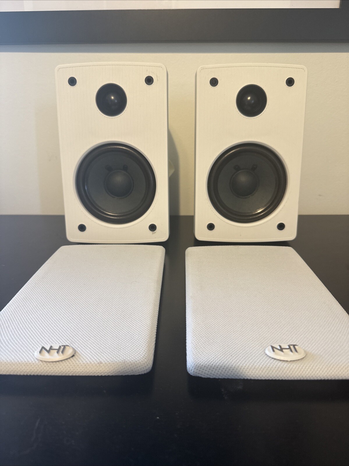 NHT Super Zero Speakers With Wall Mounts (Pair) | eBay