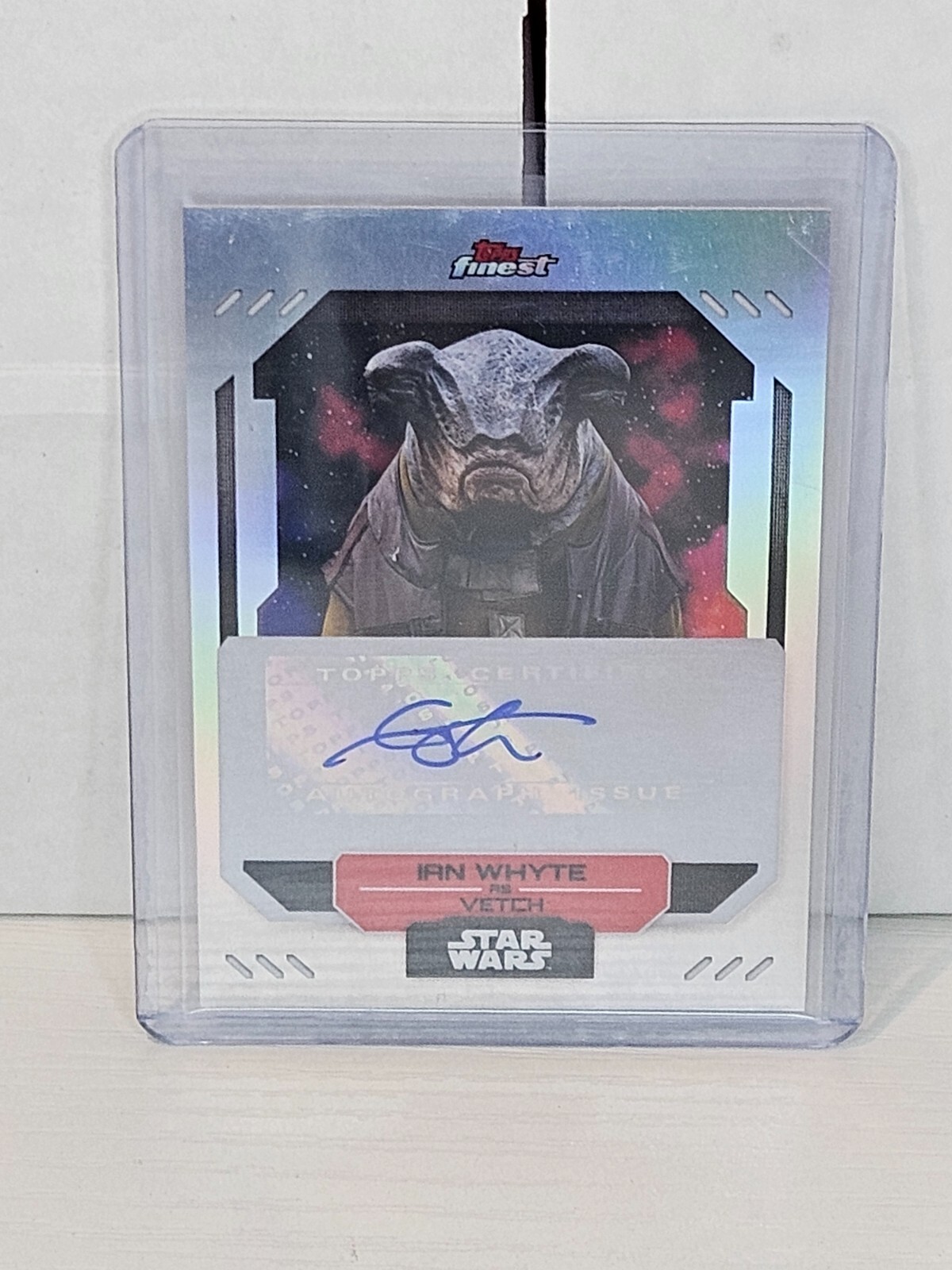 2023 Topps Star Wars Finest FA-IW Ian Whyte As Vetch Auto | eBay
