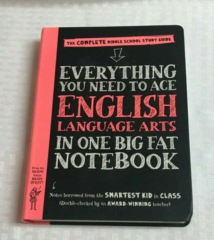 Set 3 EVERYTHING YOU NEED TO ACE MIDDLE SCHOOL Study Guides ENGLISH ...