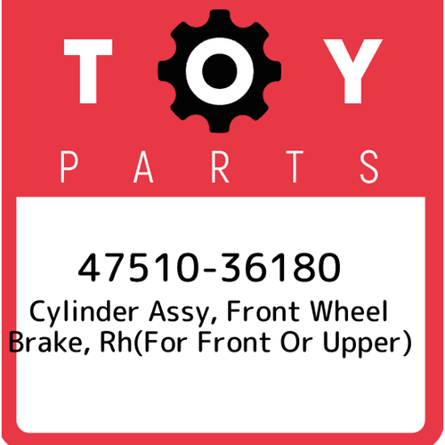 47510-36180 Toyota Cylinder assy, front wheel brake, rh(for front or ...