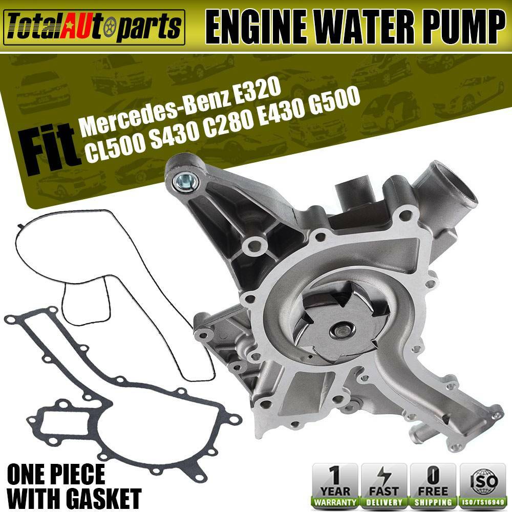 Water Pump for Mercedes Benz E320 CL500 S430 2000 G500 With Oil Cooler ...