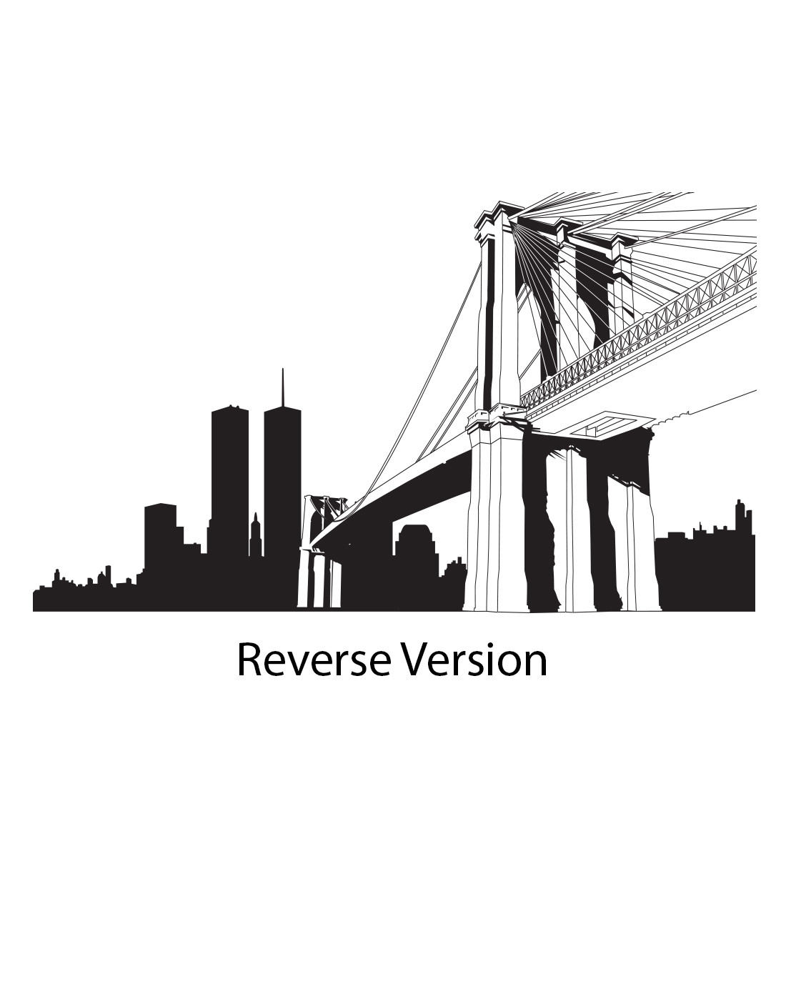 NYC Brooklyn Bridge Wall Decal. New York City Decor. #334 | eBay