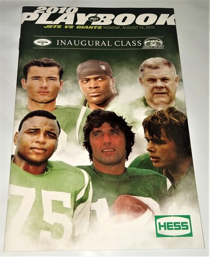 NEW YORK JETS Playbook Magazine - Jets vs Giants - August 16th 2010 ...