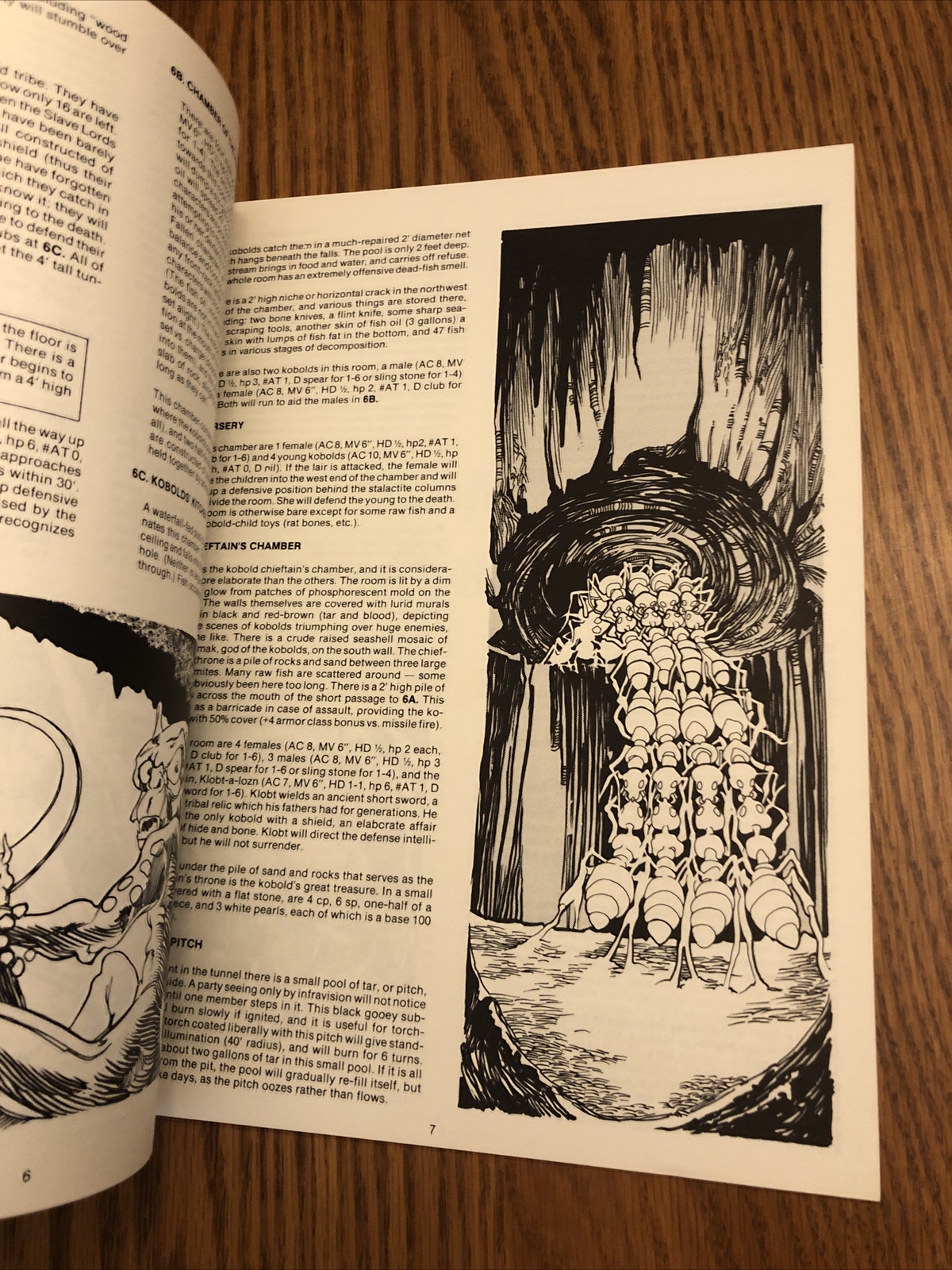 NM/UNUSED 1st PRINT! A4 IN THE DUNGEONS OF THE SLAVE LORDS 1981 D&D 1st ...