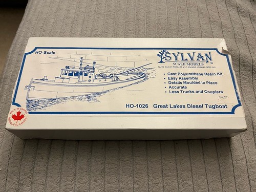 Sylvan HO Scale HO-1026 Great Lakes Diesel Tug Boat Kit Unassembled | eBay