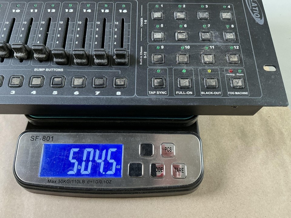 Elation Stage Setter-8 DMX Lighting Controller 8 CH Dimmer Console ...