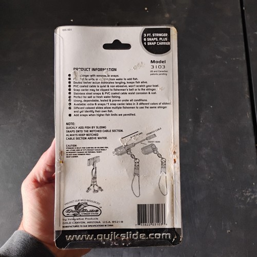 Stainless Steel Heavy Duty Fishing Fish Catch Stringer 6 Lock Snaps 3ft ...