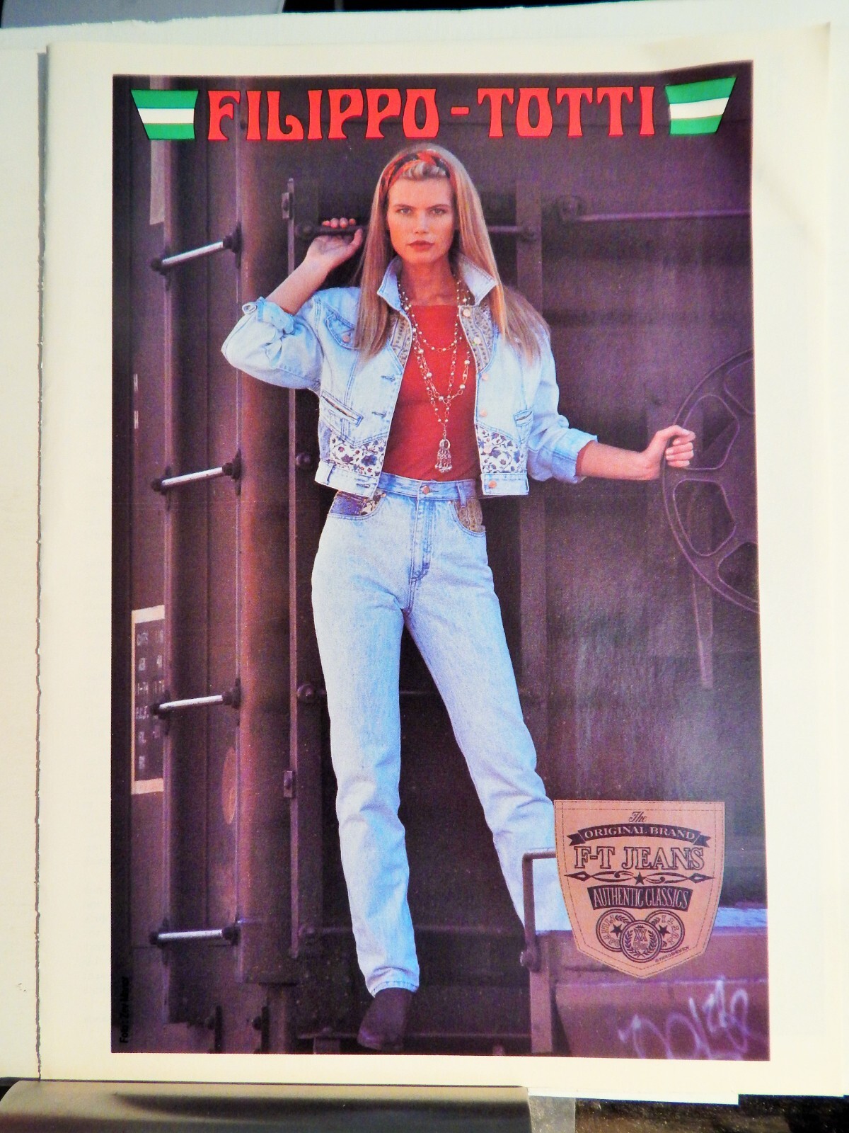 FILIPPO-TOTTI FINE FASHIONS ORIG VTG 1990 ADVERTISEMENT | eBay