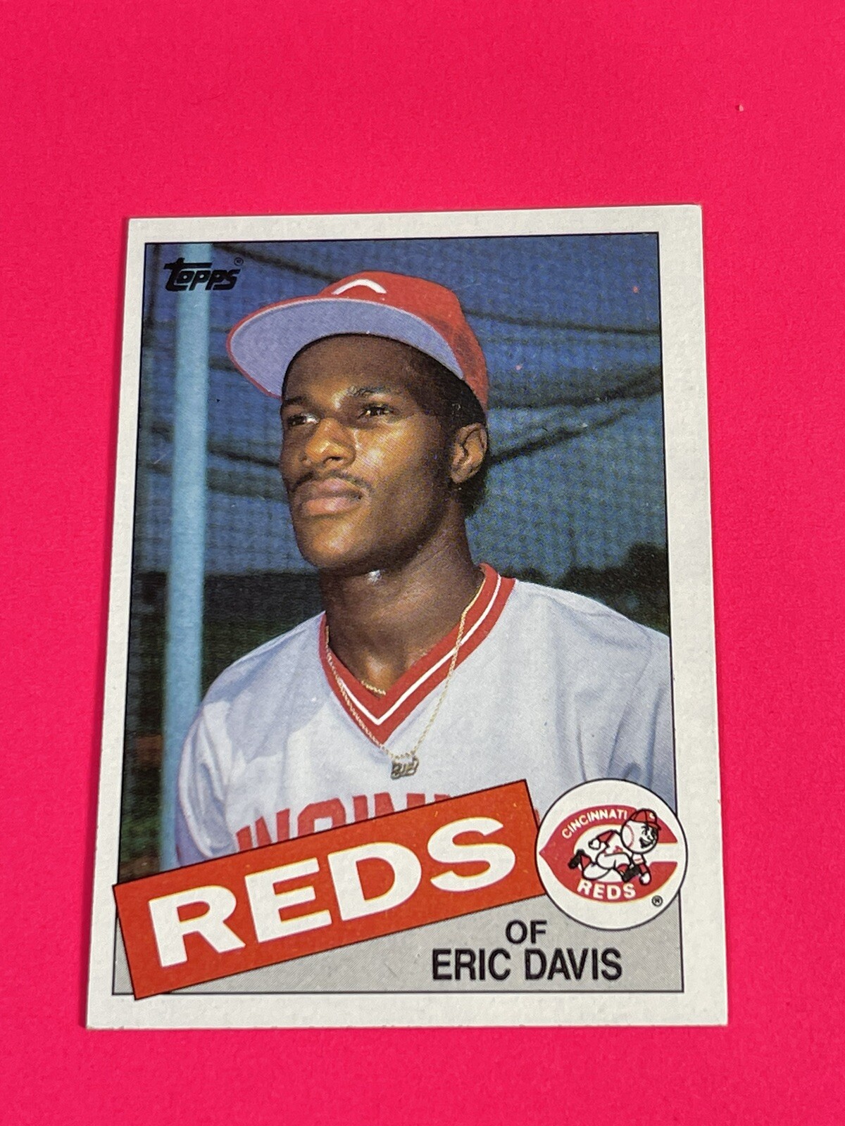 1985 Topps Eric Davis Rookie Card #627 Cincinnati Reds | eBay