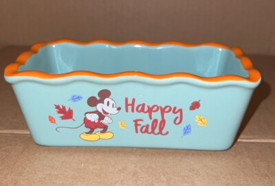 DISNEY MICKEY MOUSE HAPPY FALL Mini Loaf Pan Bread HALLOWEEN NEW | eBay