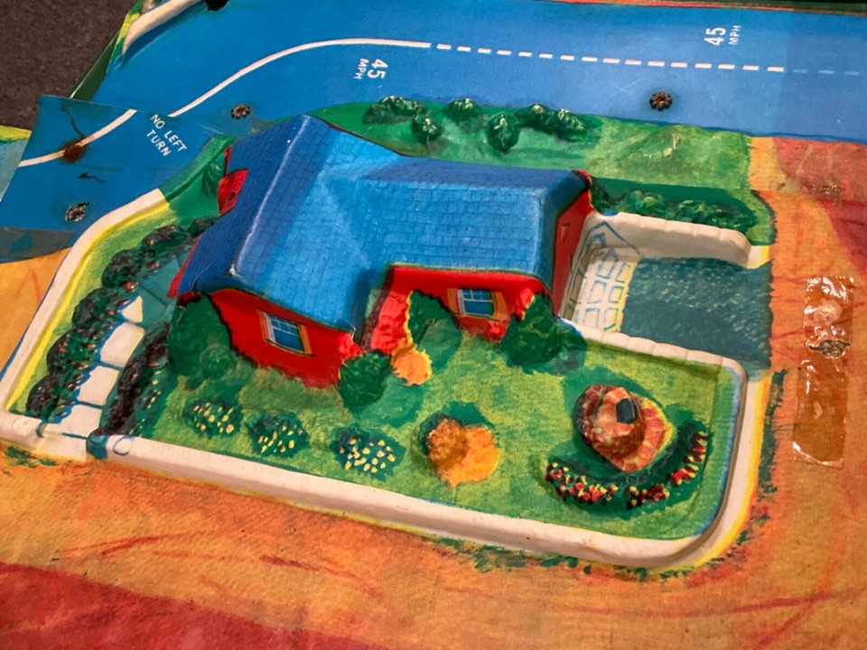 1970 Matchbox Country Playset Vinyl Plastic Carry Case Vintage Toy Cars ...