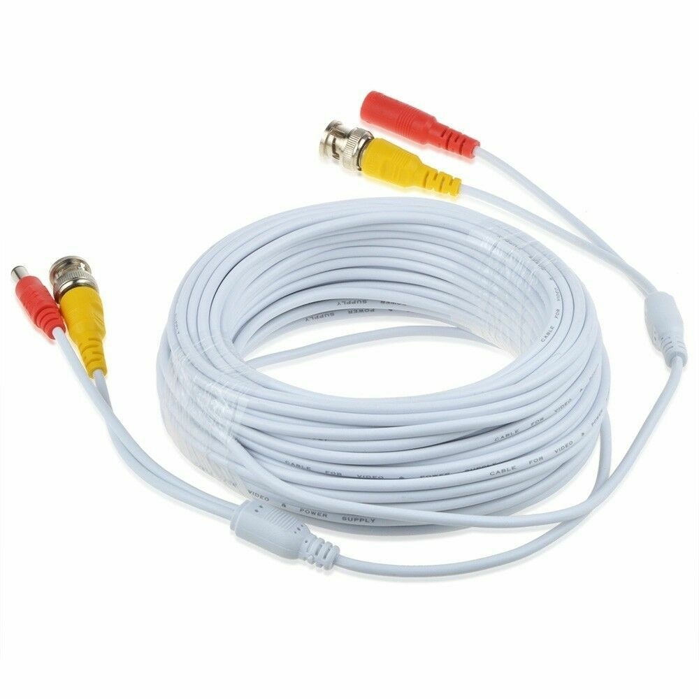 Fite ON 50ft BNC Video Power Cable for Night Owl C-841-A10 1080P HD BNC ...
