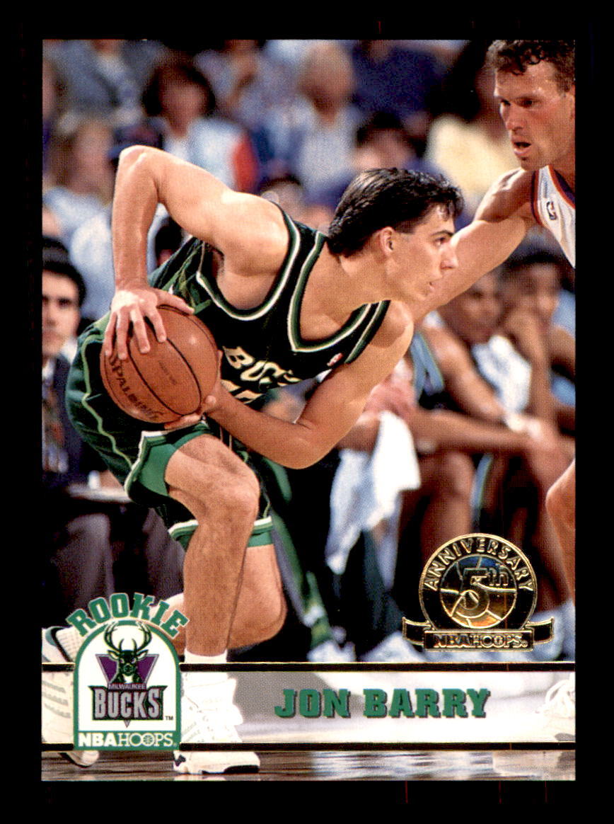 1993 Basketball Hoops Jon Barry Milwaukee Bucks #120 | eBay
