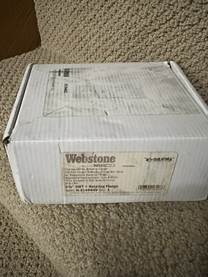 webstone nibco isolator ball valve rotating flange 1-1/2” sweat | eBay