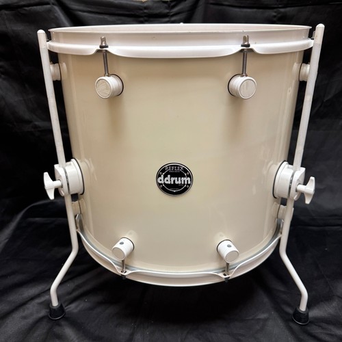 Ddrum Reflex Floor Tom White/White 16x14 Floor Tom | eBay
