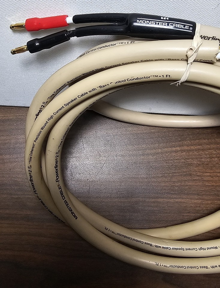 MONSTER CABLE Powerline 2 Plus "Time Coherent" Precision High Speaker ...