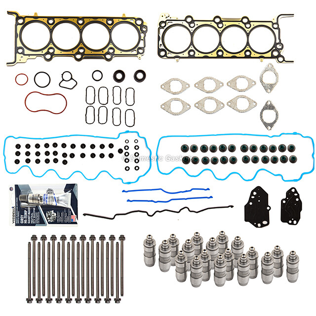 Head Gasket Set Bolts Lifters Fits 05-06 Ford Mustang 4.6L SOHC 24V VIN ...