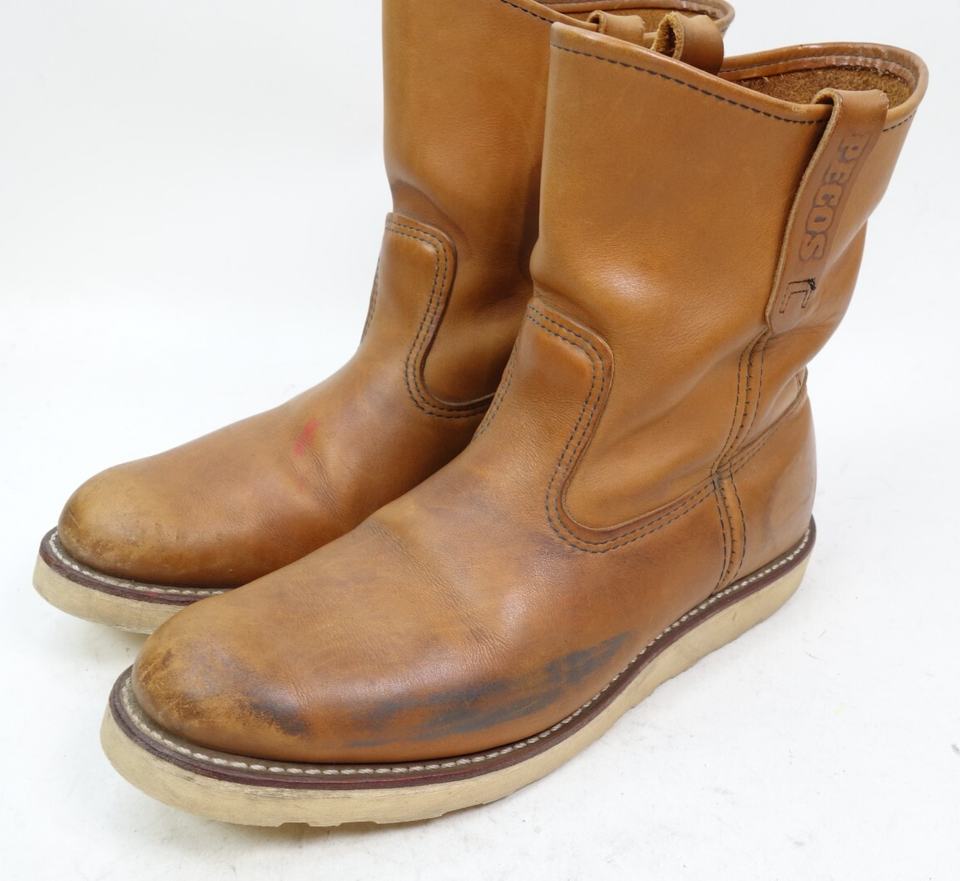 Red Wing 866 Pecos Work Boots Pull On Men Size 11 D Made in USA | eBay