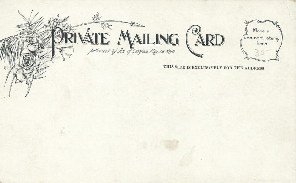 Rare. Private Mailing Card. 'Los Angeles, California.' Aerial View of ...