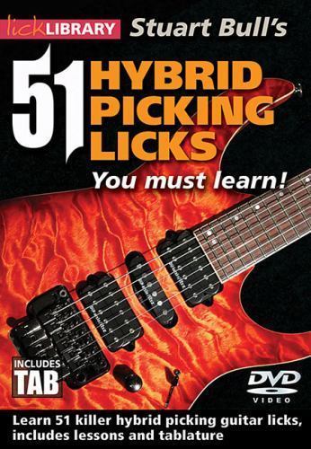 51 Hybrid Picking Licks You Must Learn by Stuart Bull (2013, DVD-ROM ...