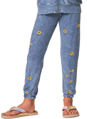 Chaser Girls' Cozy Knit Lounge Pants Blue Size 4 1539 | eBay