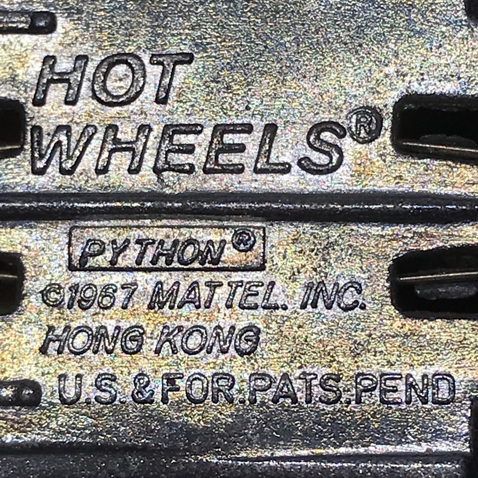 Hot Wheels Redline Python 1967/68 Copper White Int. Sweet 16 - Made In Hong Kong | eBay