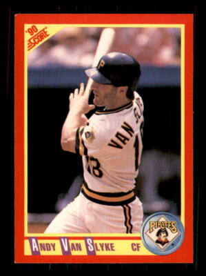 1990 Baseball Score Andy Van Slyke Pittsburgh Pirates #440 | eBay