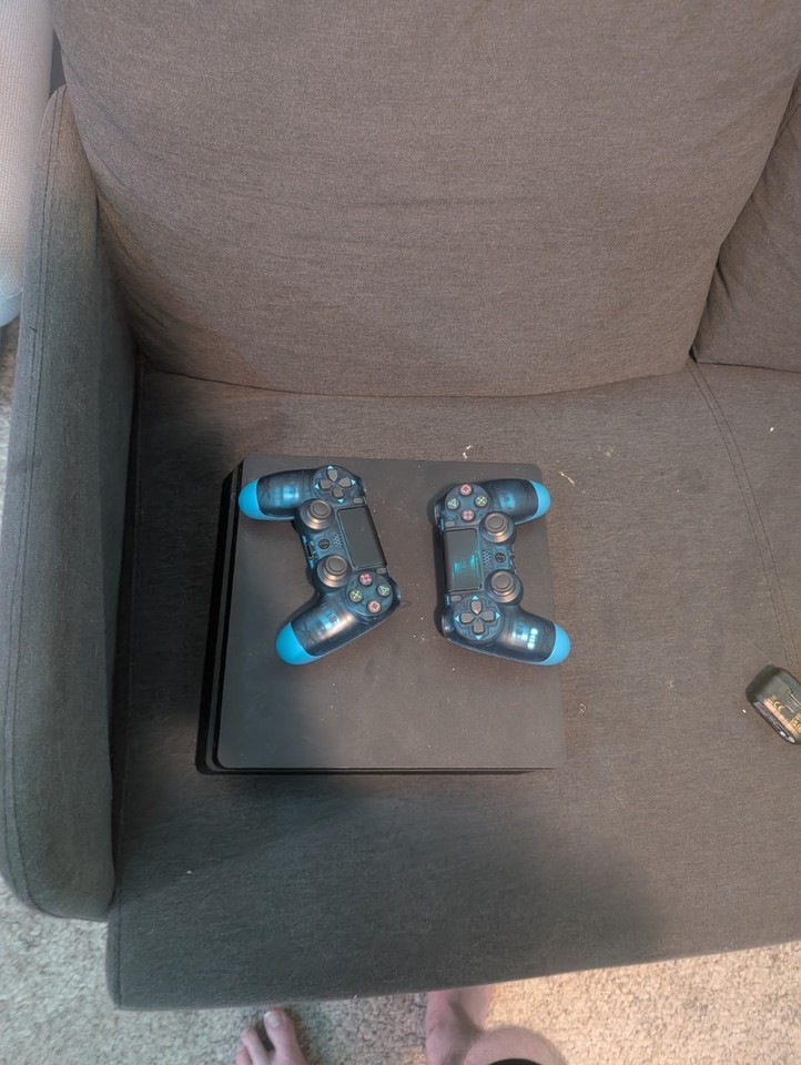 PS4 WITH 2 (UNOFFICIAL!!!) CONTROLLERS ALL USED | eBay