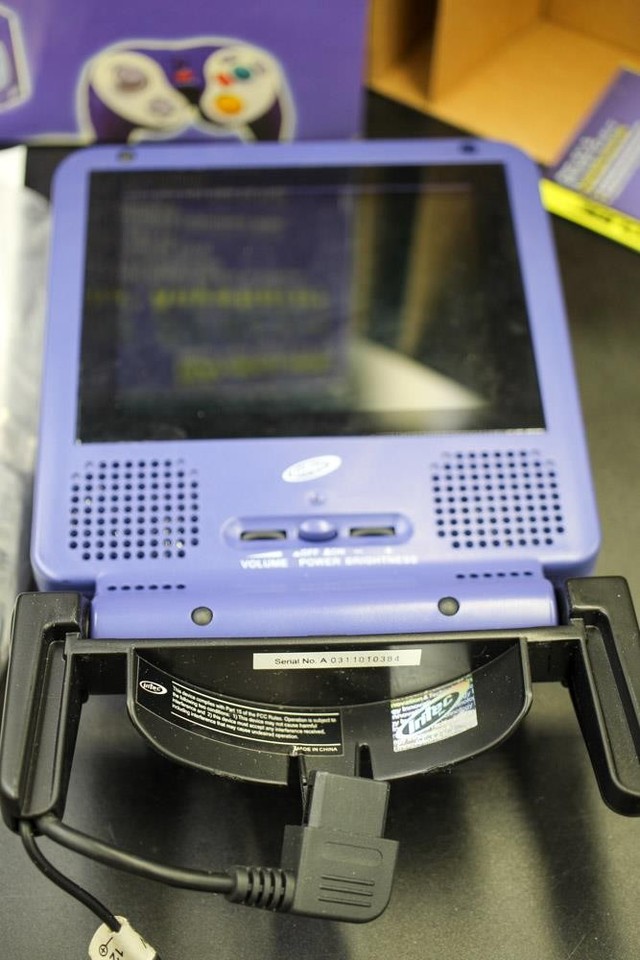 INDIGO GameCube Intec Portable LCD 5" Screen TESTED WORKING DONGLE CORD ...