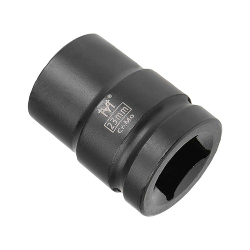 3/4" Shallow Impact Socket 23mm Hex Wrench Socket, Cr-Mo Steel, Metric ...