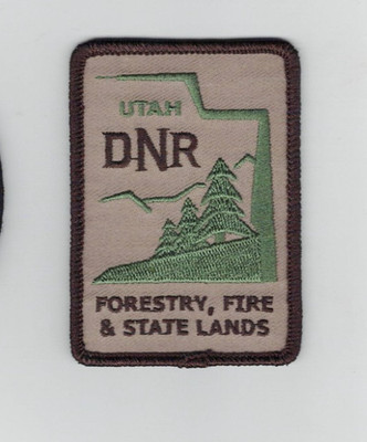 Utah DNR Forestry Fire & State Lands Forest Ranger Forest Fire Police ...