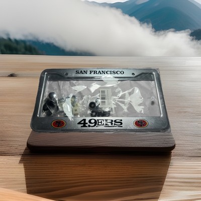 San Francisco 49ers License Plate Aluminum Frames 2pc With Hardware | eBay