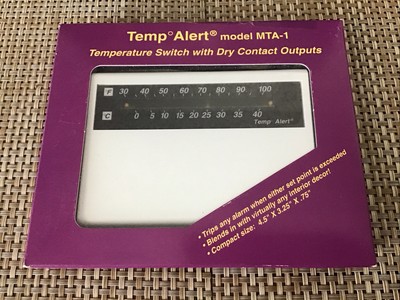 Winland Temp Alert MTA-1 Mechanical Temperature Monitor High Low | eBay