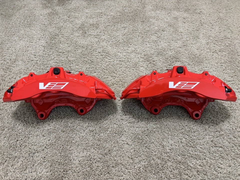 2009-14 Cadillac CTS-V GM OEM Brembo 6 Piston Front Calipers- ALL ...