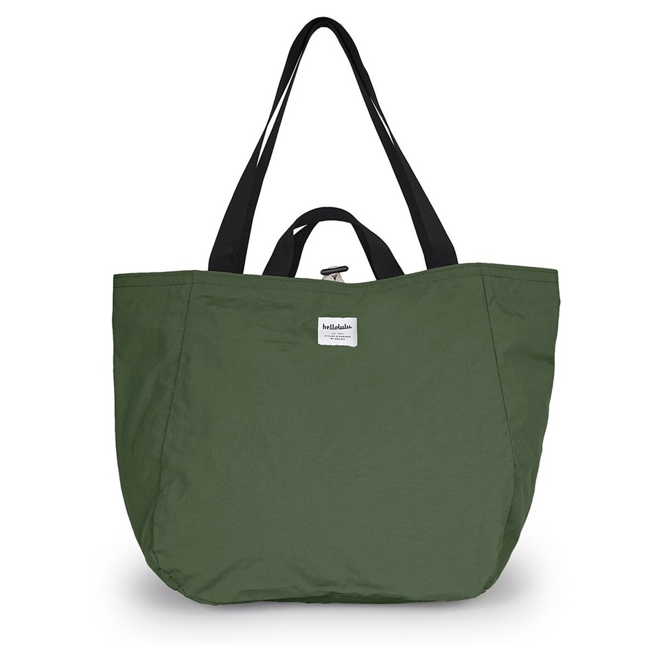 Hellolulu Jake Double-sided 2 way tote bag #Misty Mint/Ash Grey | eBay