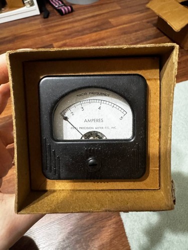 Ideal Precision Meter Co. Inc. RF Amperes Gauge with Original Box | eBay