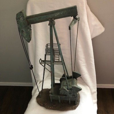 Oil Rig Statue Collectible 26 inches Tall | eBay