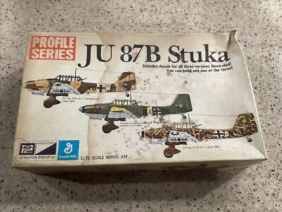 MPC Profile Series JU 87B Stuka 1/72 Scale Model Kit General Mills | eBay