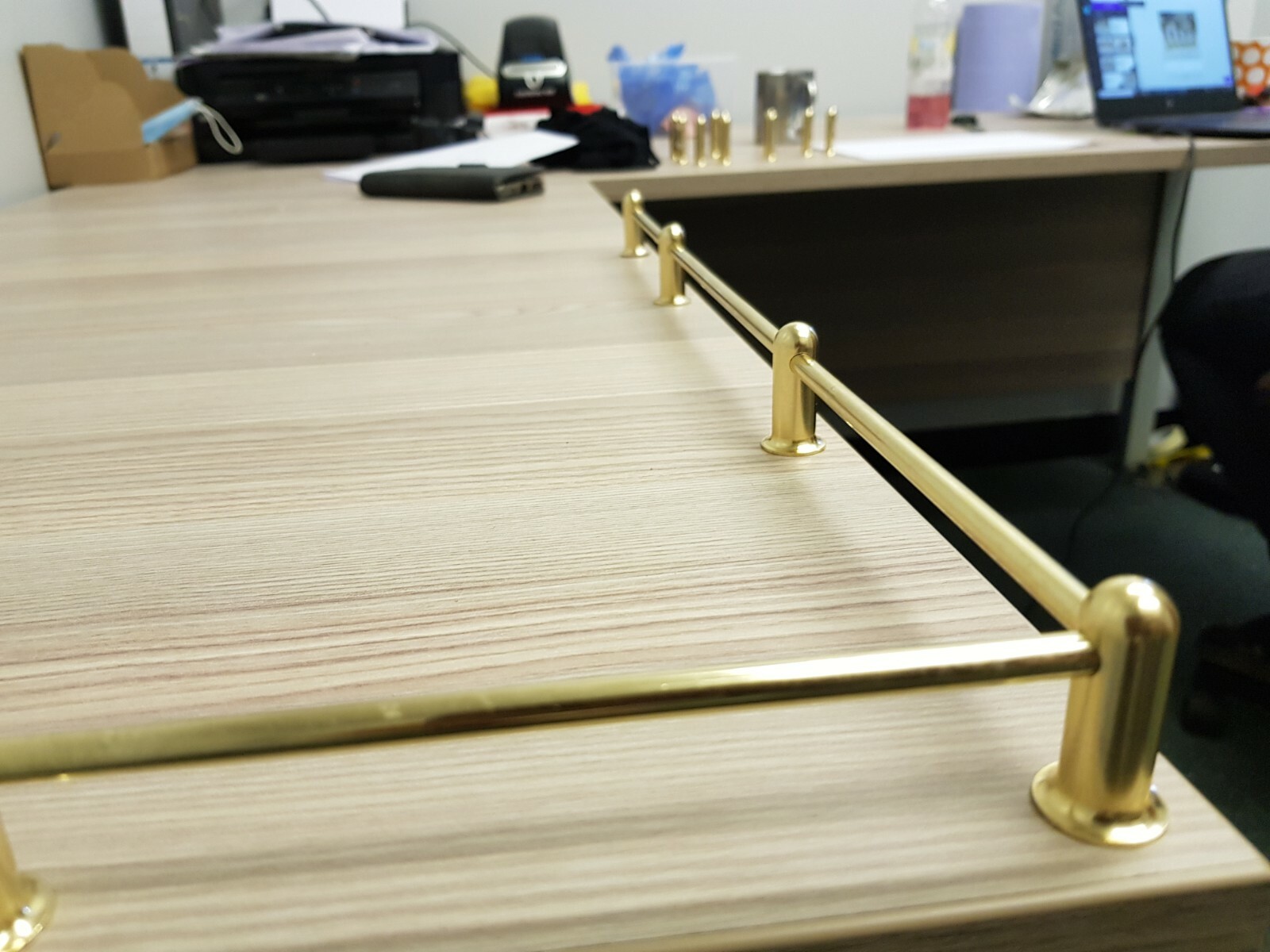 Fiddle Rail / Gallery Rail Brass - 35mm / 50mm Posts & 6mm Brass Rod | eBay