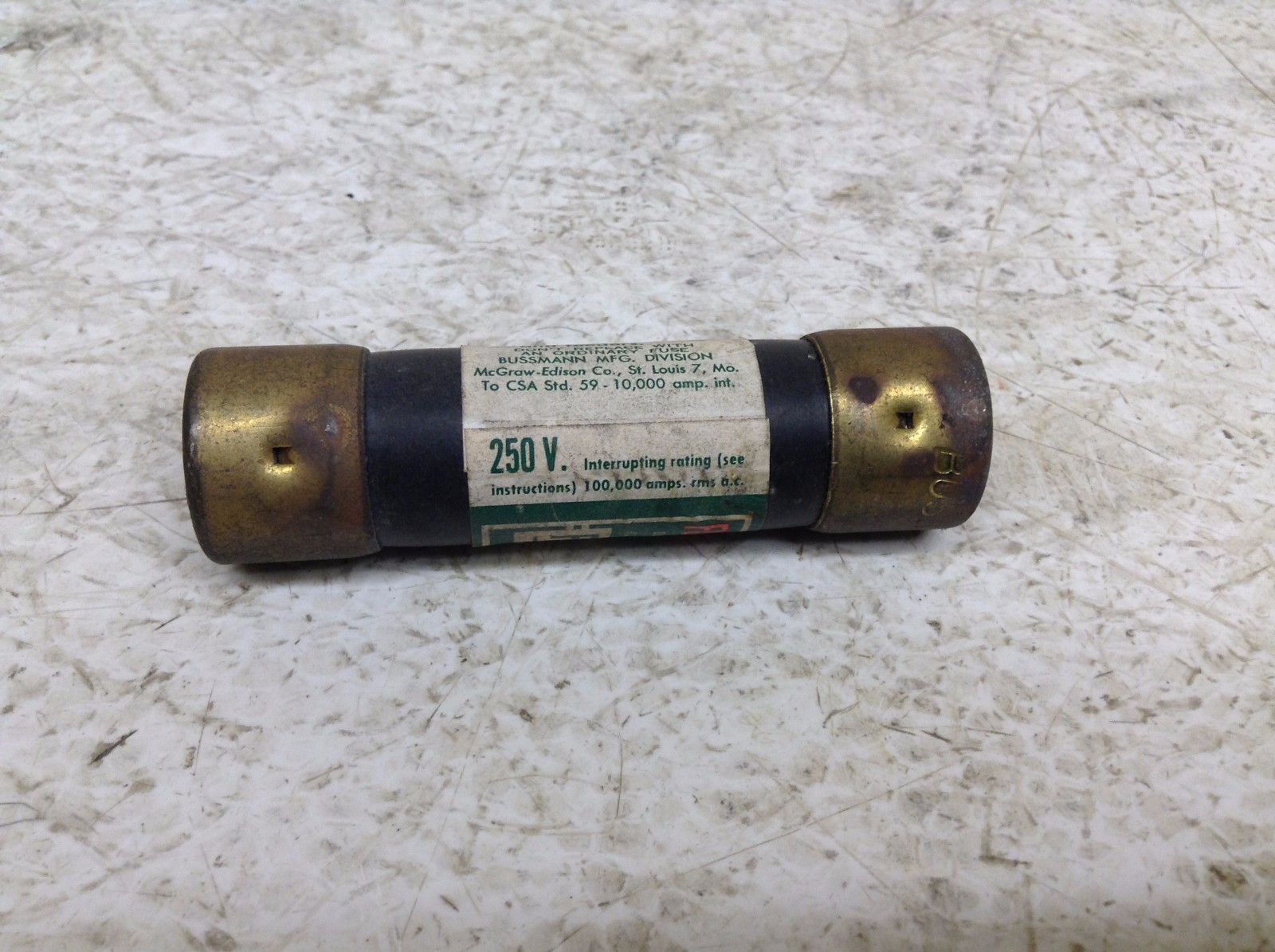 Bussmann Buss FRN-60 60 Amp Fuse FRN60 Fusetron (TBI) | eBay