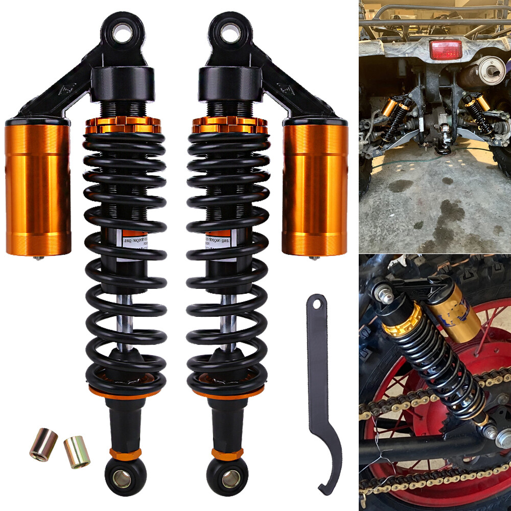 13.5'' 340mm Pair Motorcycle Rear Shocks Absorbers Suspension Damper ...
