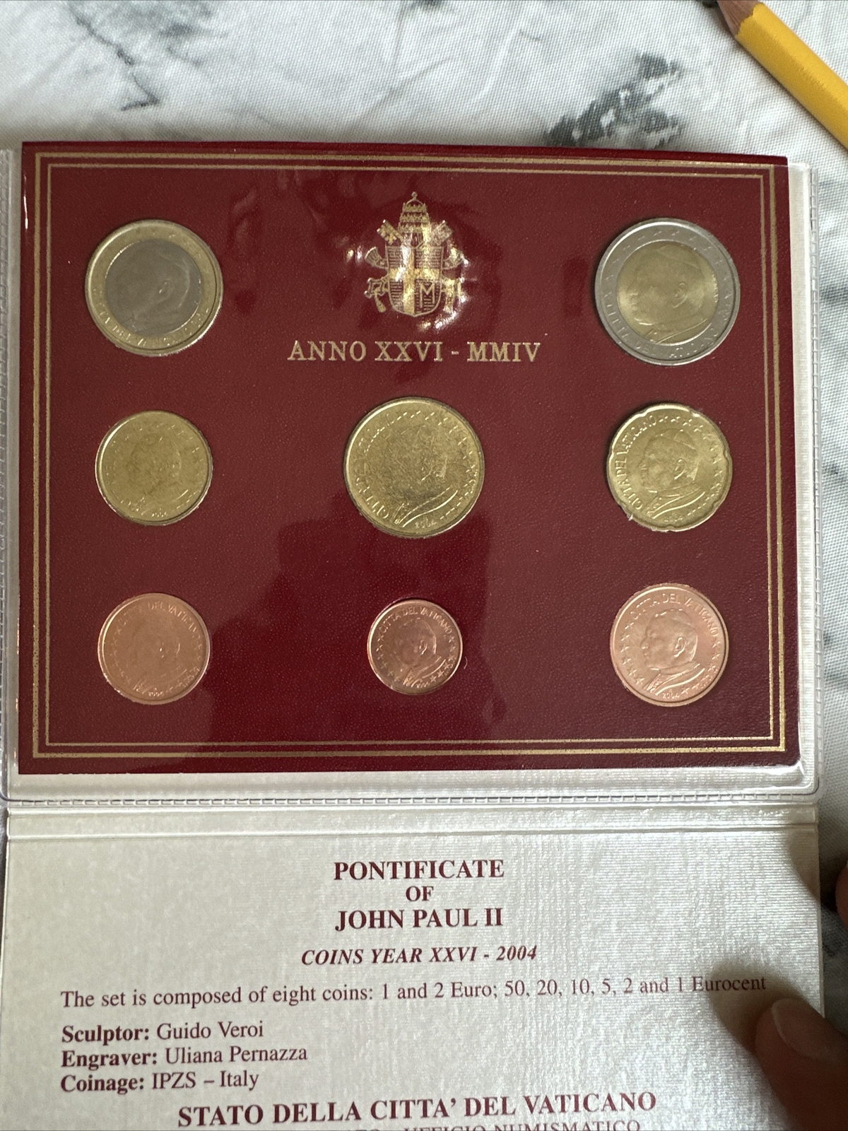 2004 Vatican City Euro 8 Coin Set KMS | eBay