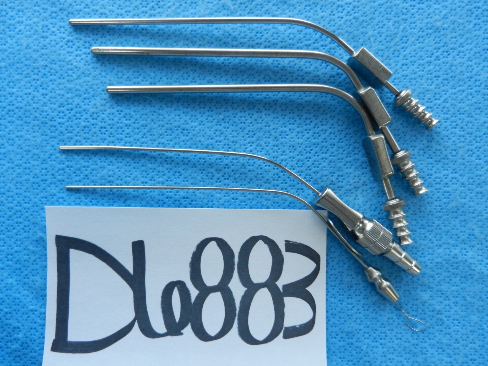 D6883 V. Mueller Xomed Neuro Surgical Spinal Suction Tubes Lot of 5 2FR ...